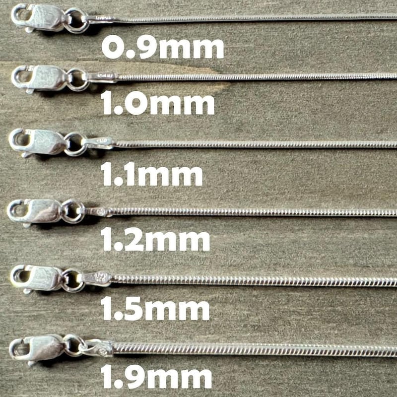 Italian Thin Snake Chain - Etsy