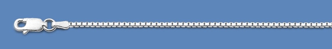 925 Sterling Silver Square Box Chain Round Box Chain - Etsy