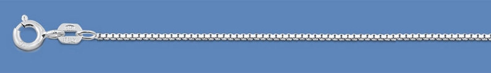 925 Sterling Silver Square Box Chain Round Box Chain - Etsy