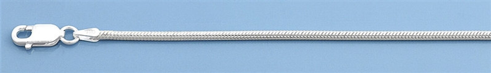 925 Sterling Silver Round Snake Chain, Silver Snake Chain, Sterling ...