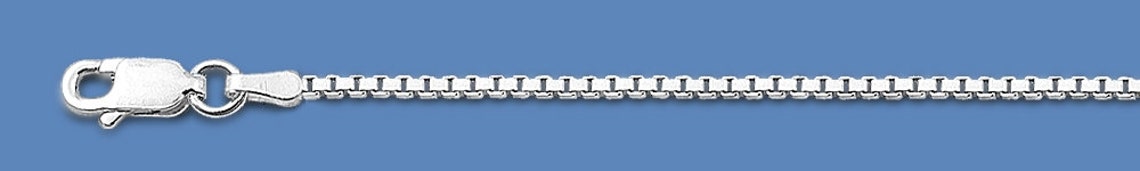 925 Sterling Silver Square Box Chain Round Box Chain - Etsy