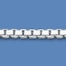 925 Sterling Silver Square Box Chain, Round Box Chain, Sterling Silver ...