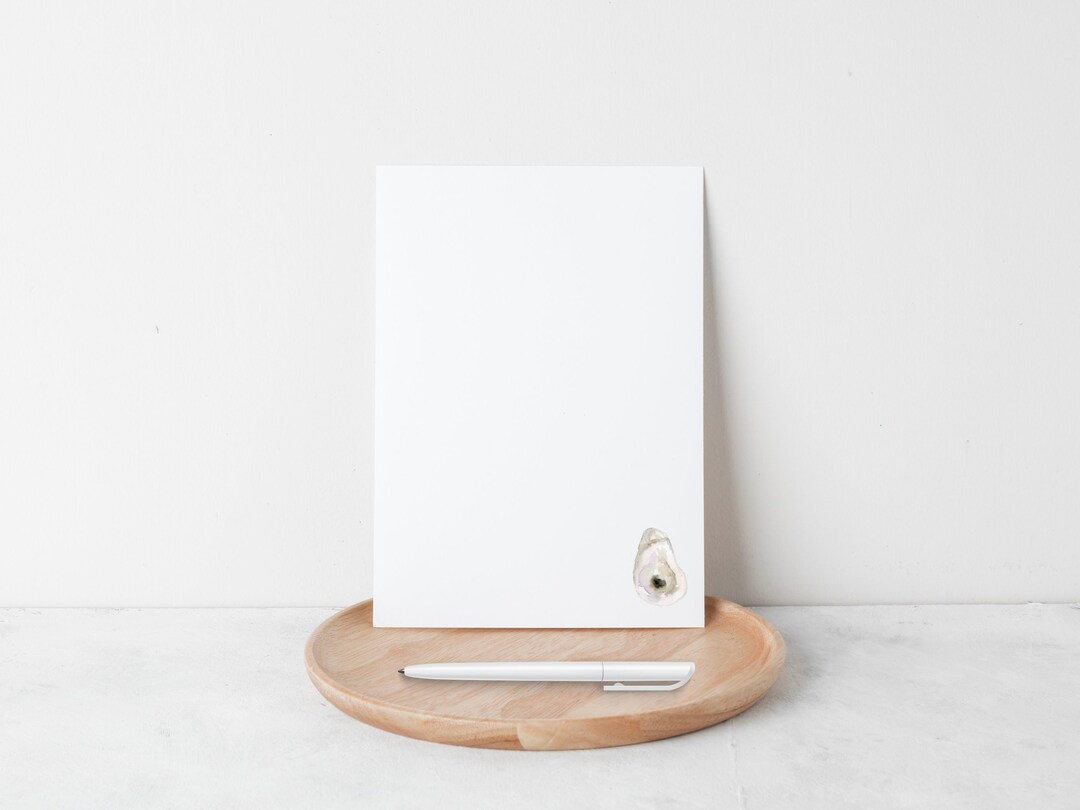 Oyster Notepad - Etsy
