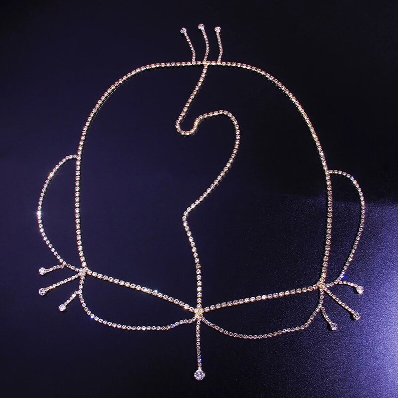 Bling Forehead Chain for Women Jewelry Headpiece Rhinestone - Etsy