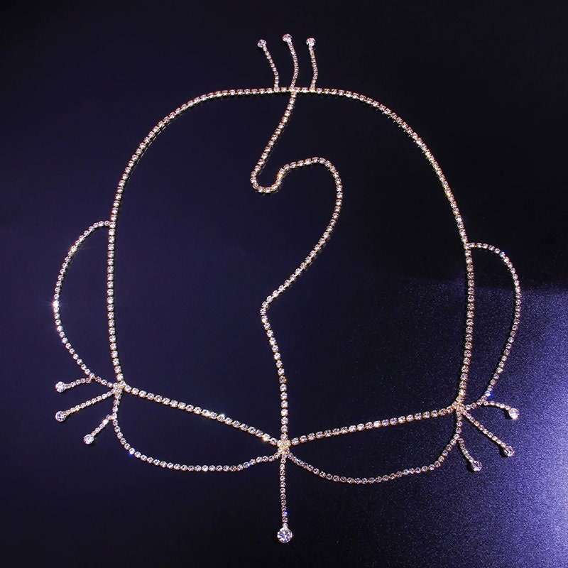 Bling Forehead Chain for Women Jewelry Headpiece Rhinestone - Etsy
