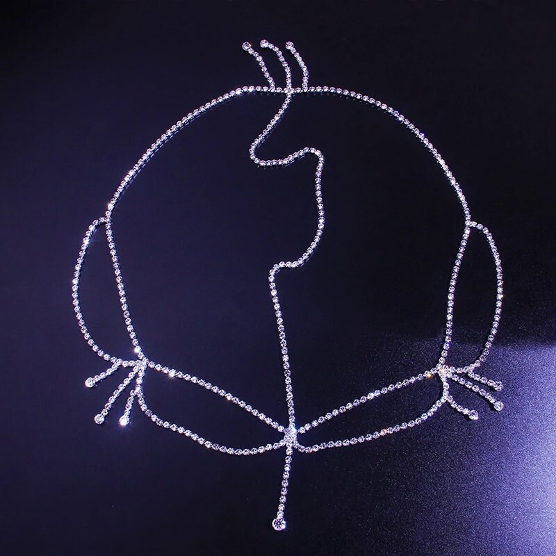 Bling Forehead Chain for Women Jewelry Headpiece Rhinestone - Etsy
