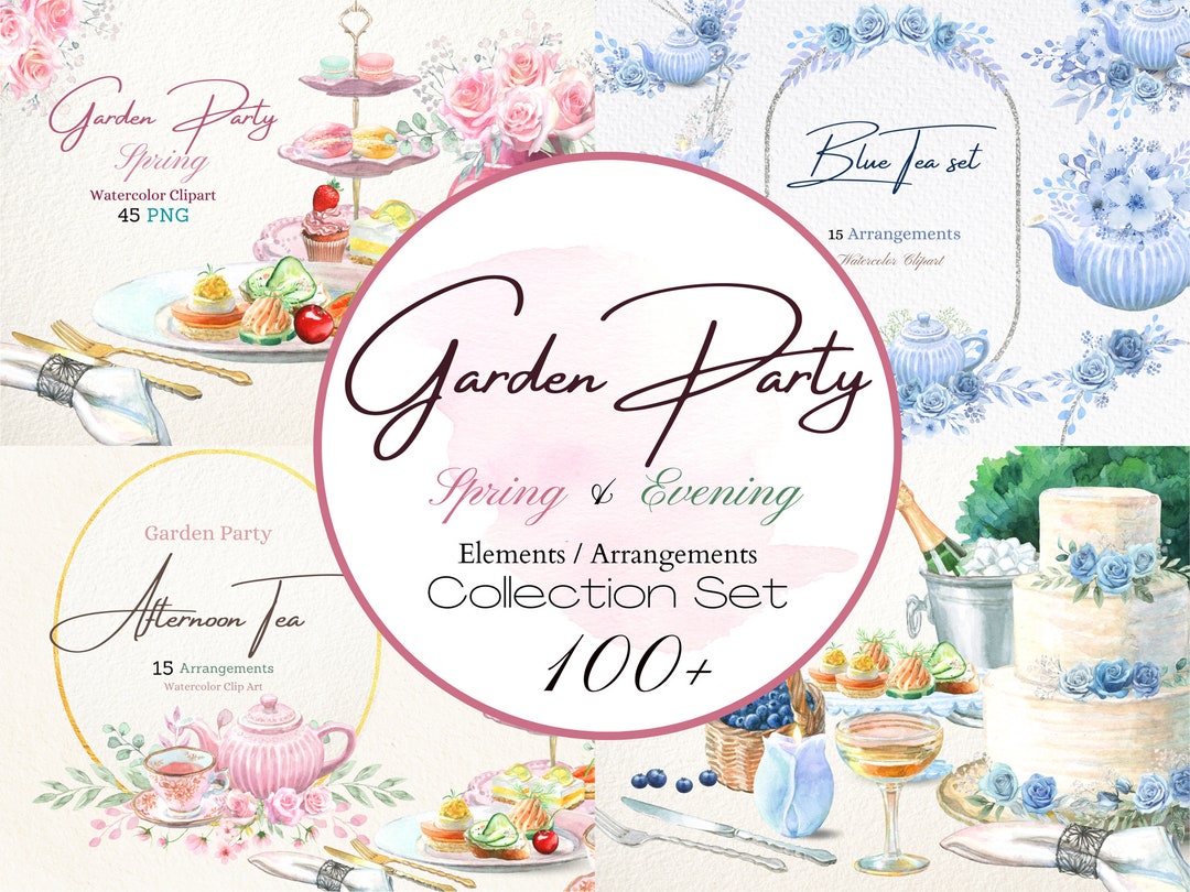 Clipart Garden Party