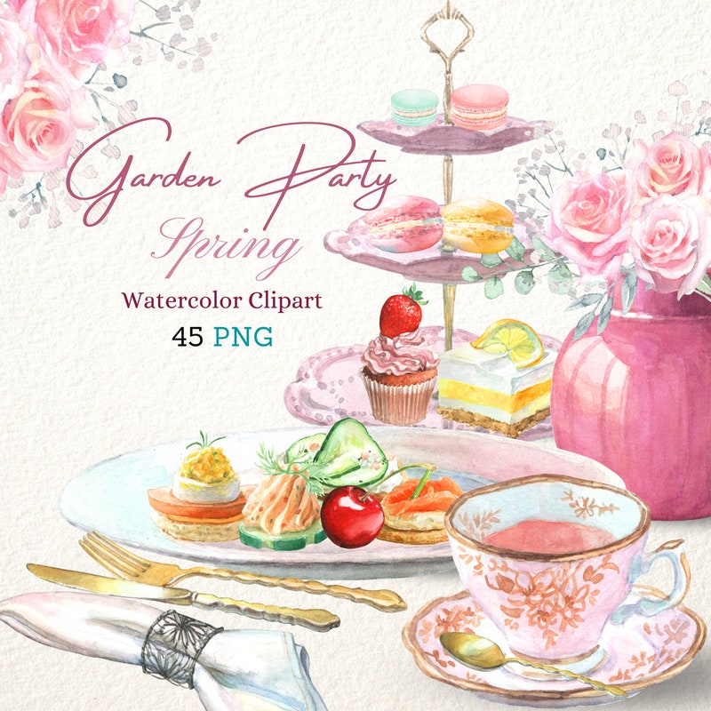 Rose Tea Party - Etsy