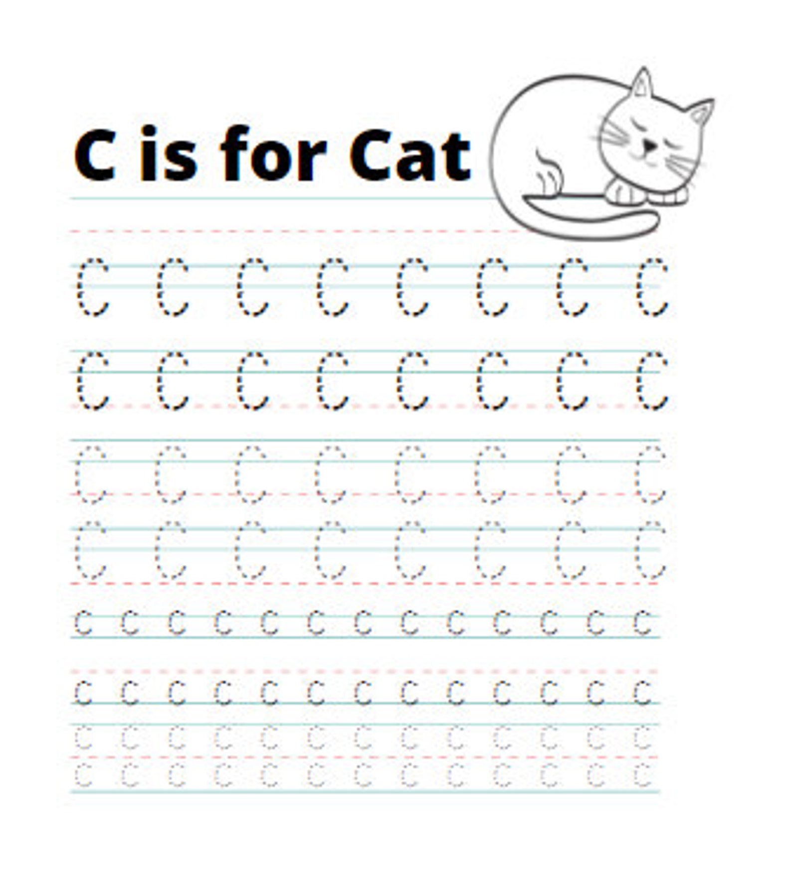 Alphabet Letter Tracing - Etsy