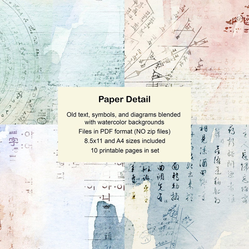 Junk Journal Printable Pages Ancient Wisdom: Journal - Etsy