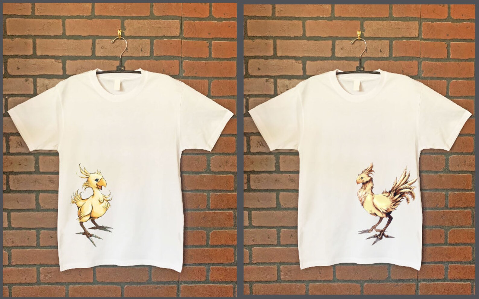 Chocobo T Shirt Bundle Adult Chick Set Etsy