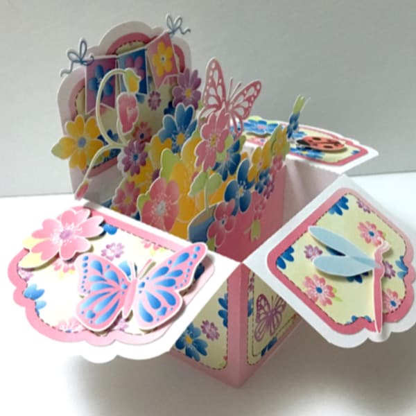 Pop up Box Card - Etsy