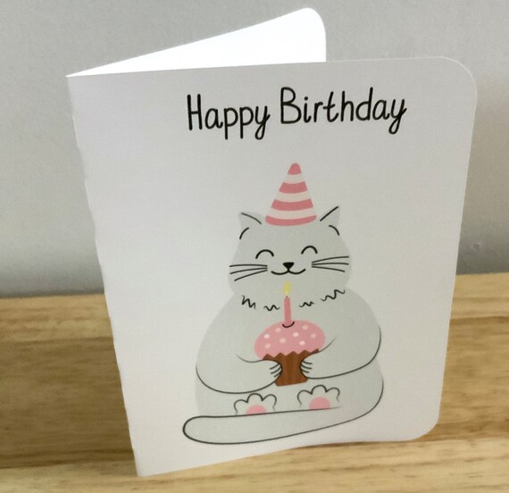 Fat Cat Birthday Cards
