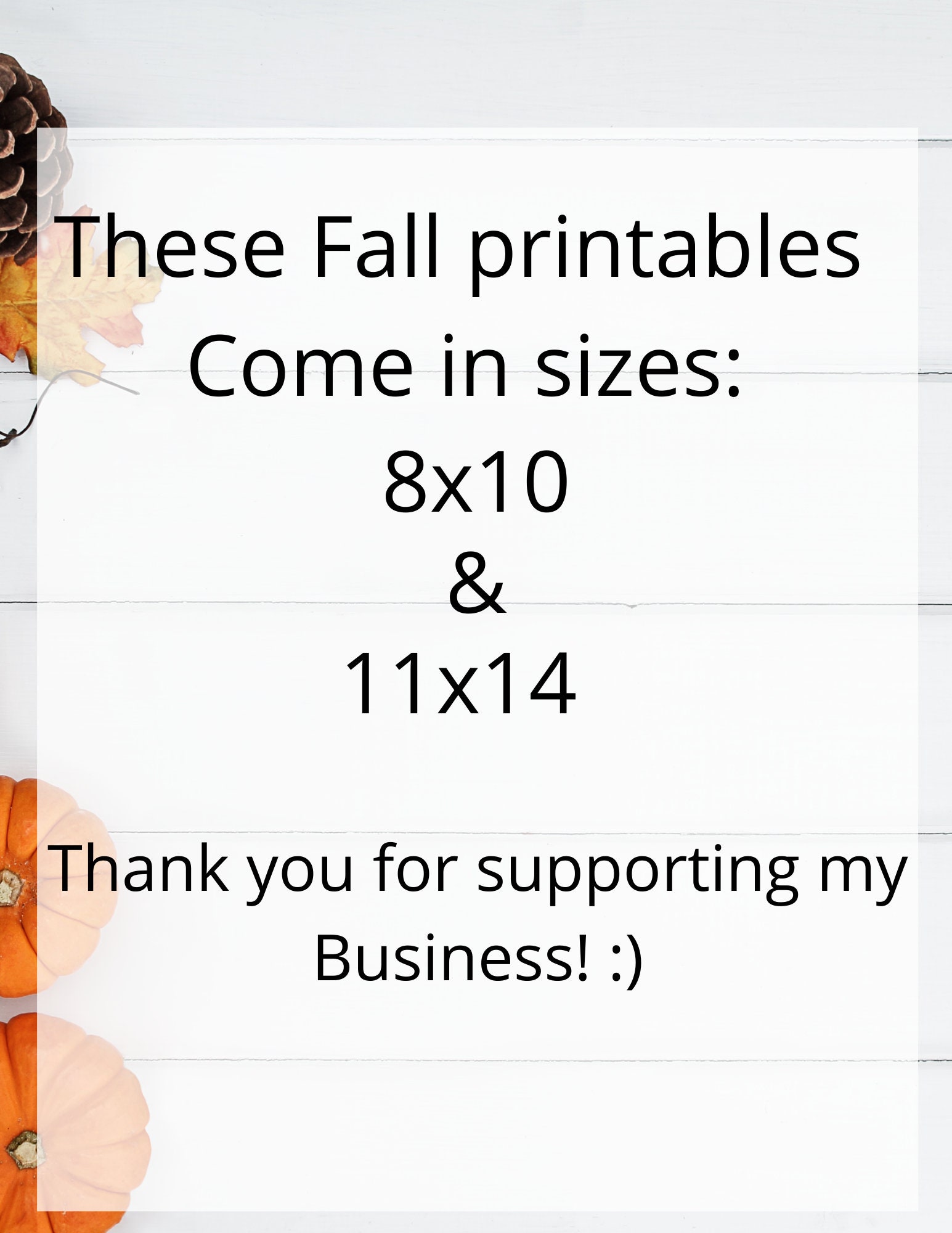 Set of 3 Fall Printables - Etsy