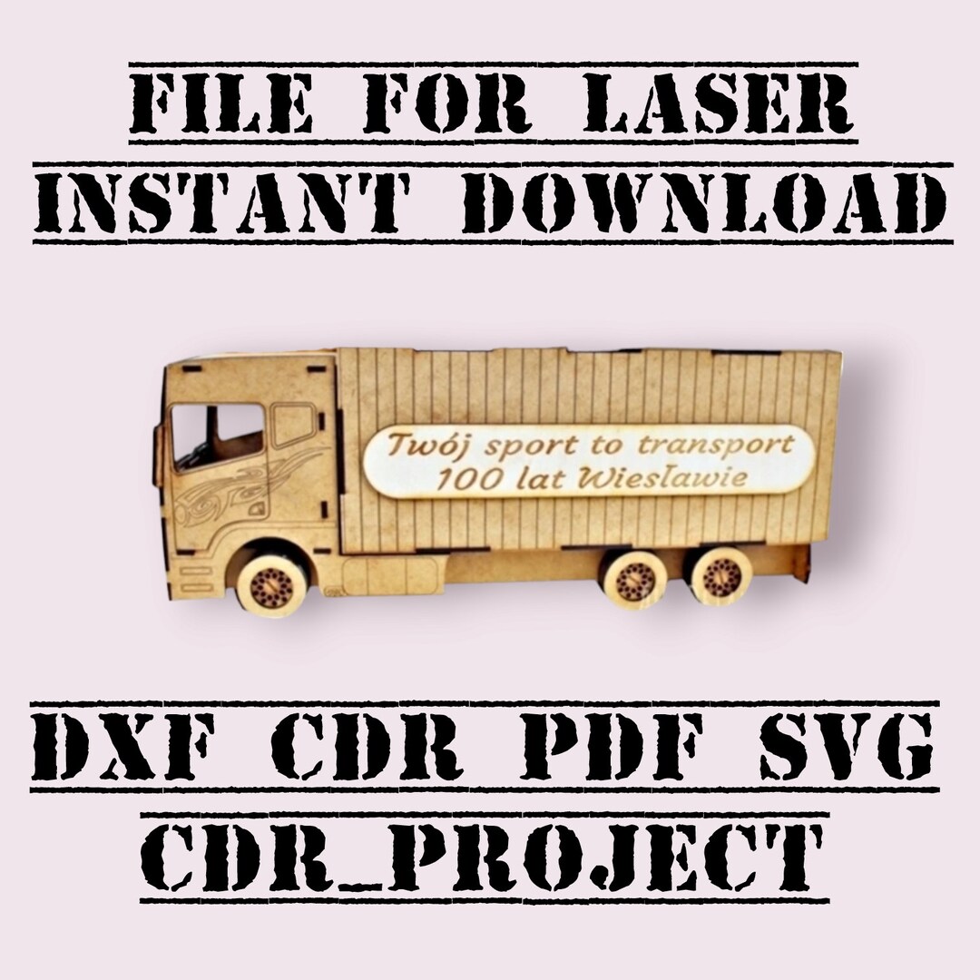 SCANIA, Laser Cut, Dump, Truck, Cdr, DXF, SVG, Pdf, Vector File ...