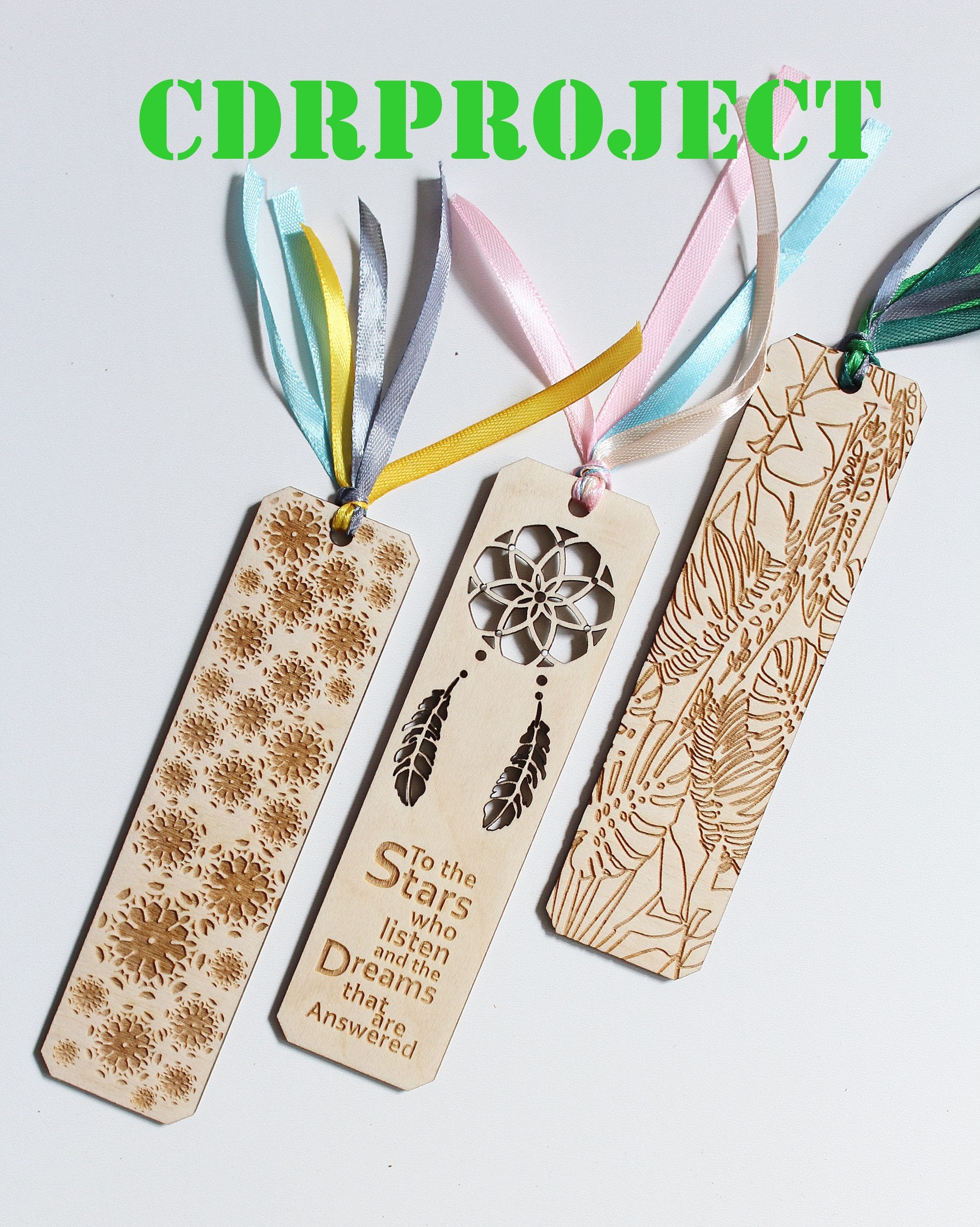 Wooden Bookmark, Cut Files, Laser Cut Files, Bookmark Template, Svg Dxf ...