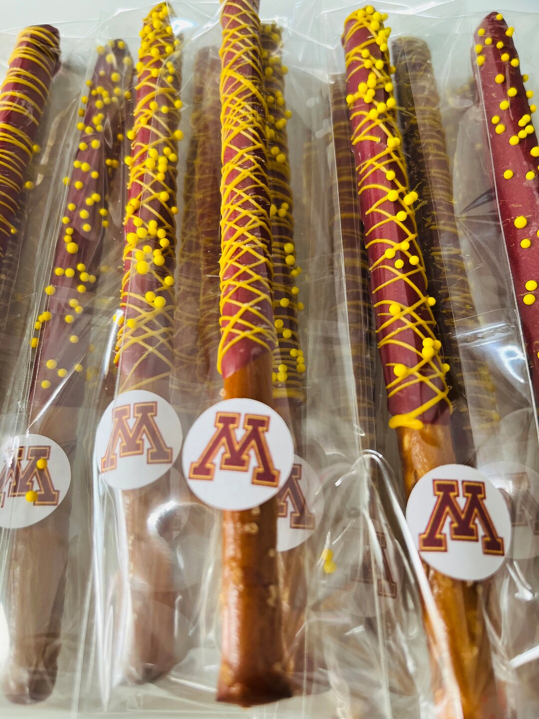 University of Minnesota Chocolate Covered Pretzels & Oreos - Etsy