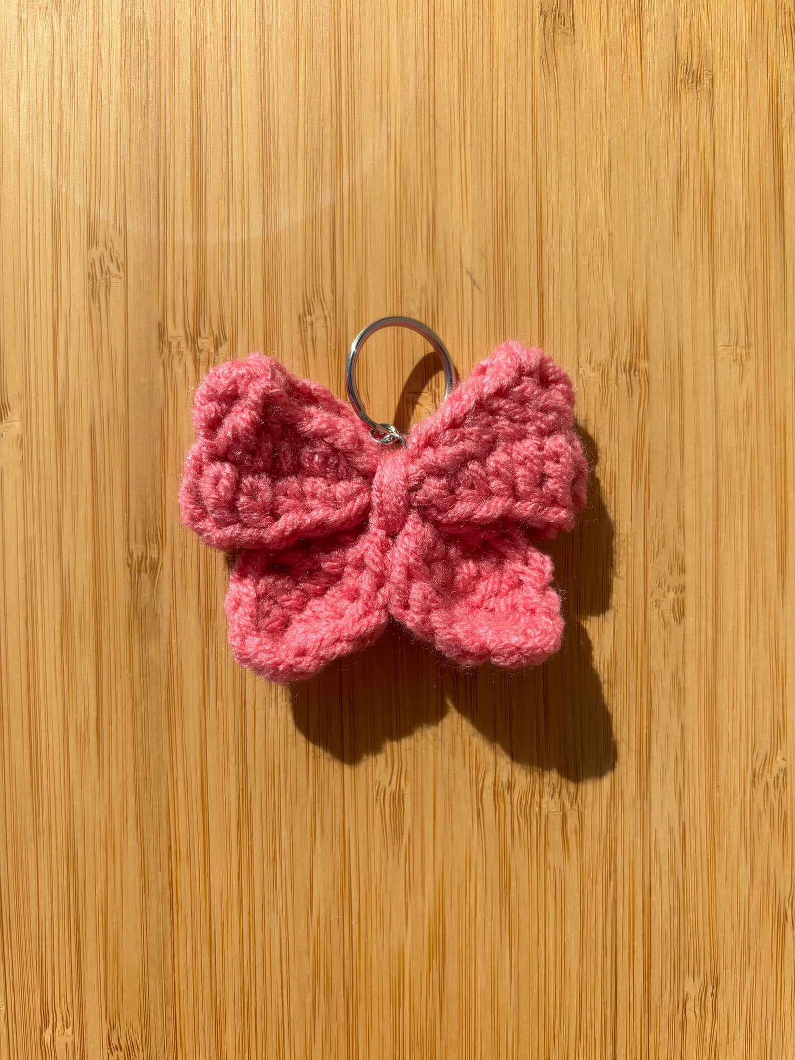 Crochet Bow Keychains- White Bow, Light Pink Bow, Pink Bow Coquette ...