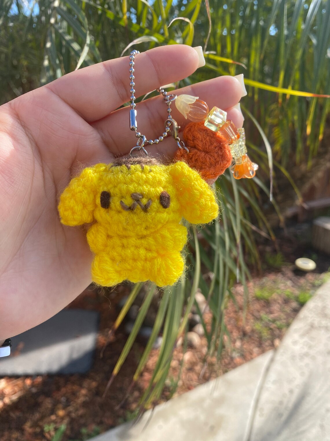 Crochet Sanrio Character Keychains Cute Hello Kitty Cinnamoroll ...