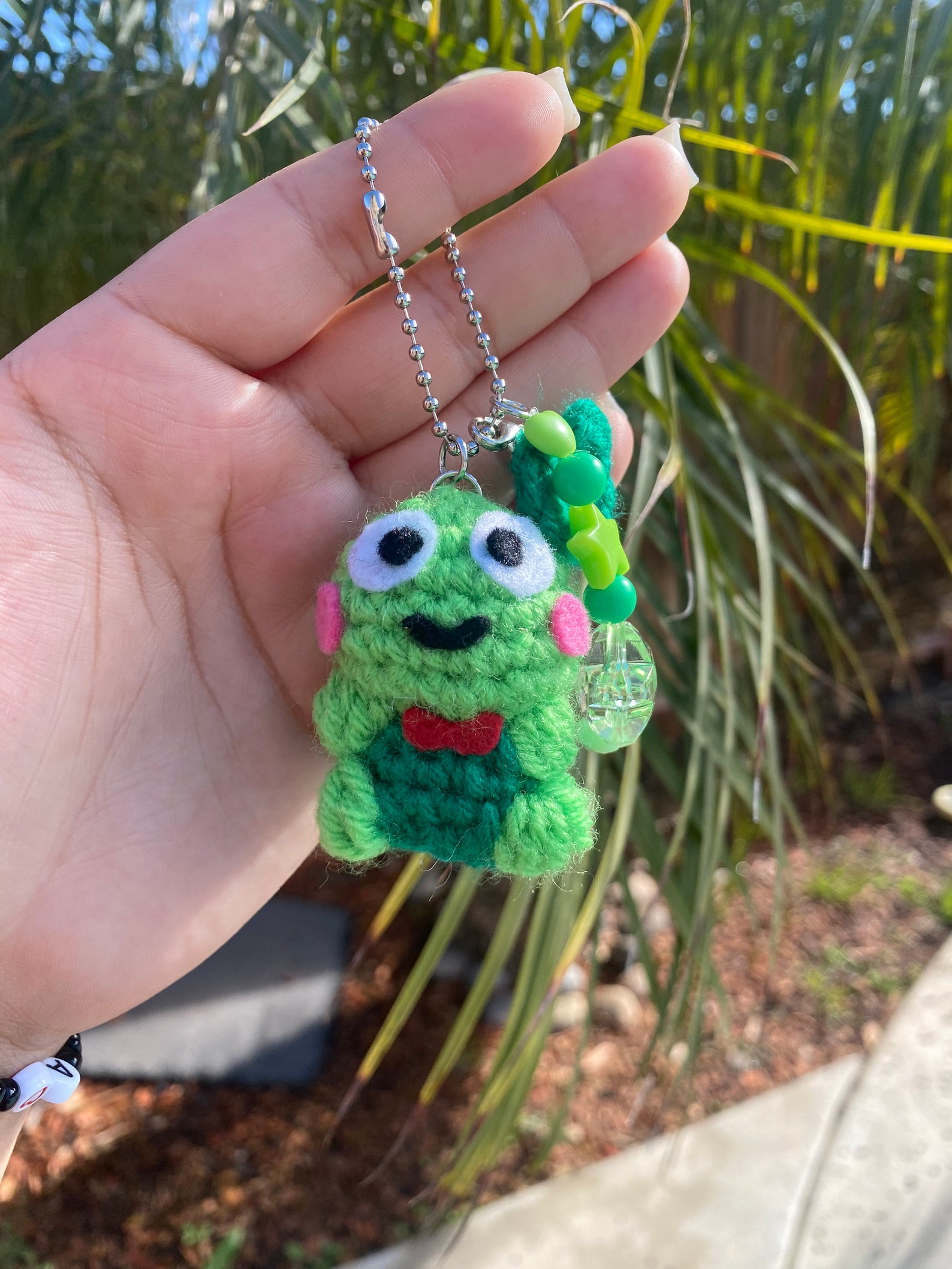 Crochet Sanrio Character Keychains Cute Hello Kitty Cinnamoroll ...