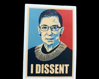 I Dissent Car Decal - Etsy