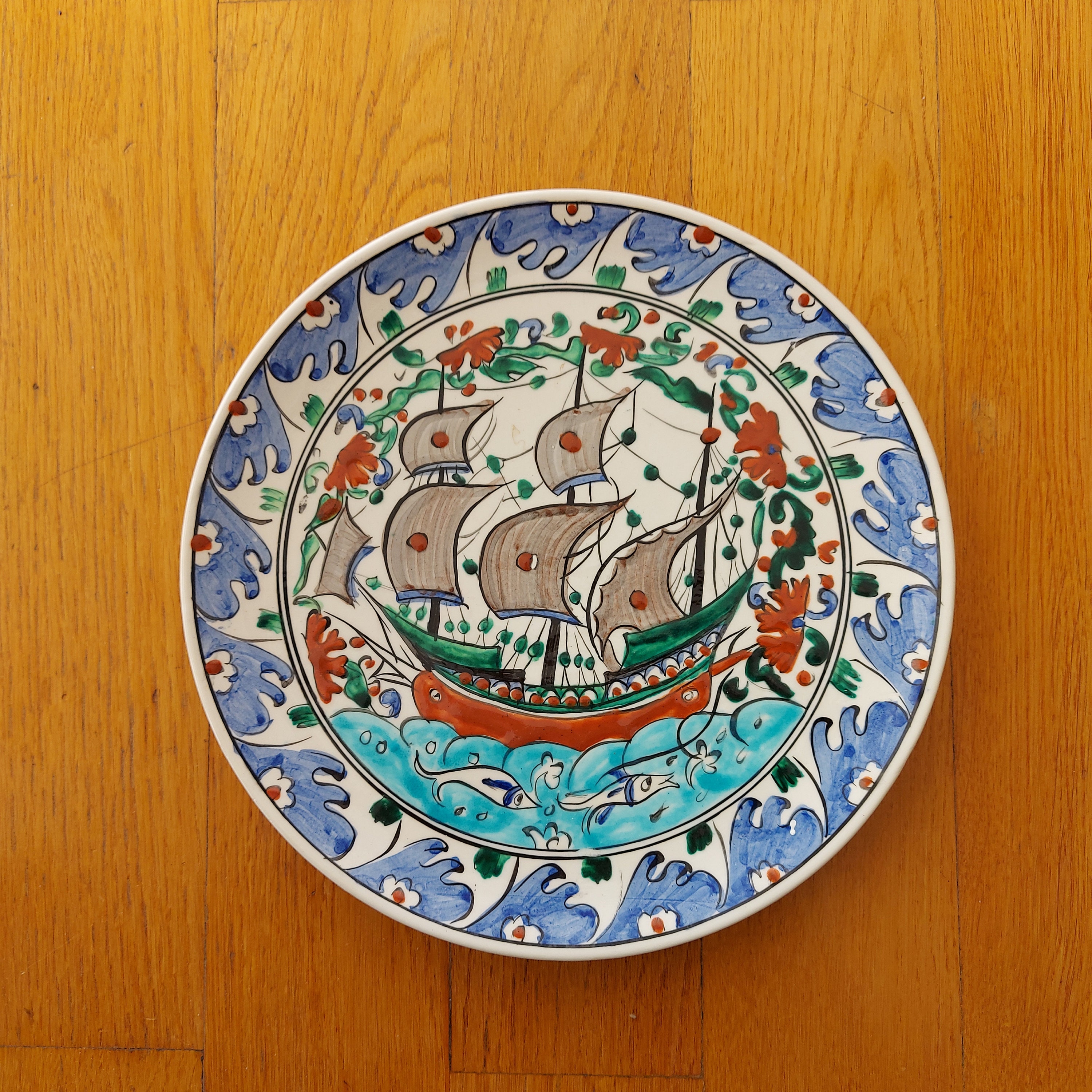 Vintage Rare Early Period Icaros Rhodes Pottery Ottoman Iznik - Etsy