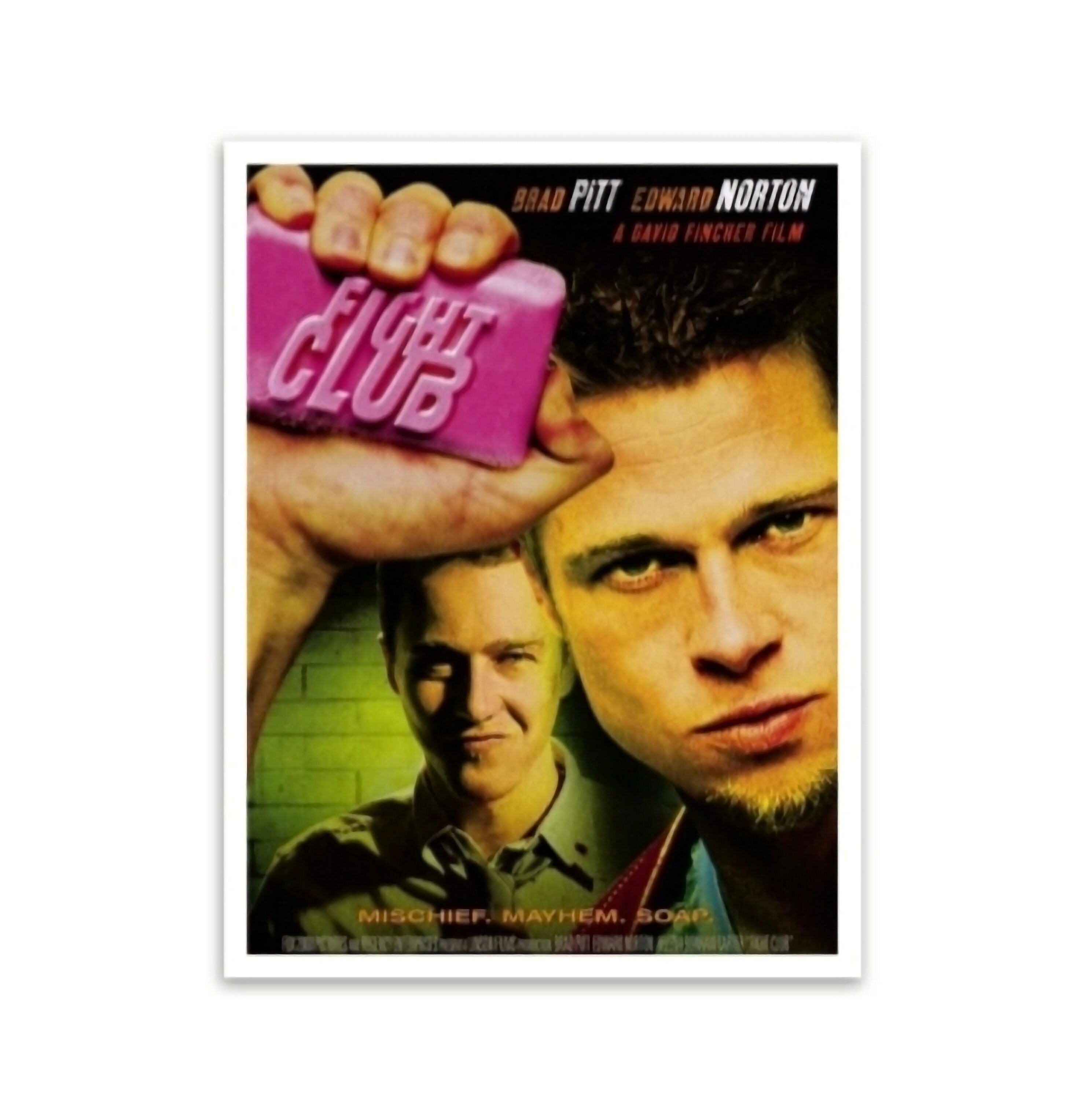 Fight Club Poster Brad Pitt