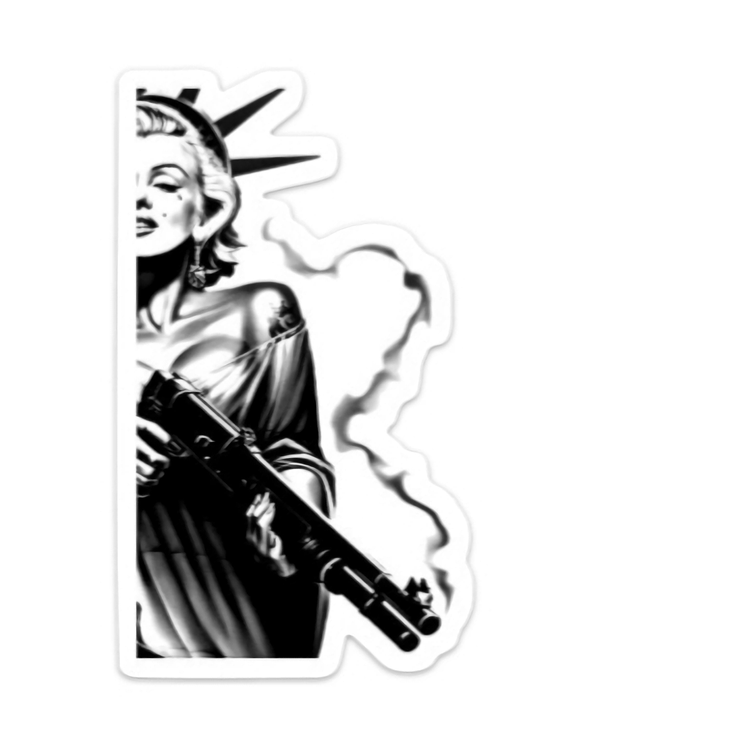 Paper Paper & Party Supplies A super cute Lady Liberty vinyl art print ...