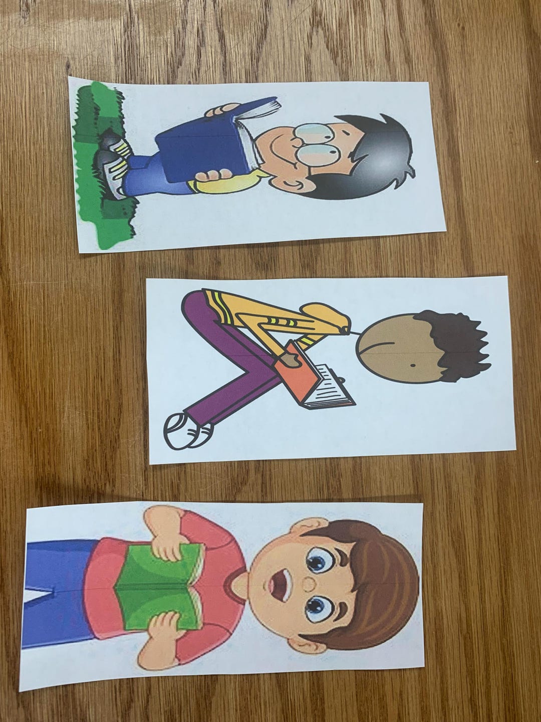 Bookmarks: Cartoon Kids, Super Cute and Great Colors. They Are Sure to ...