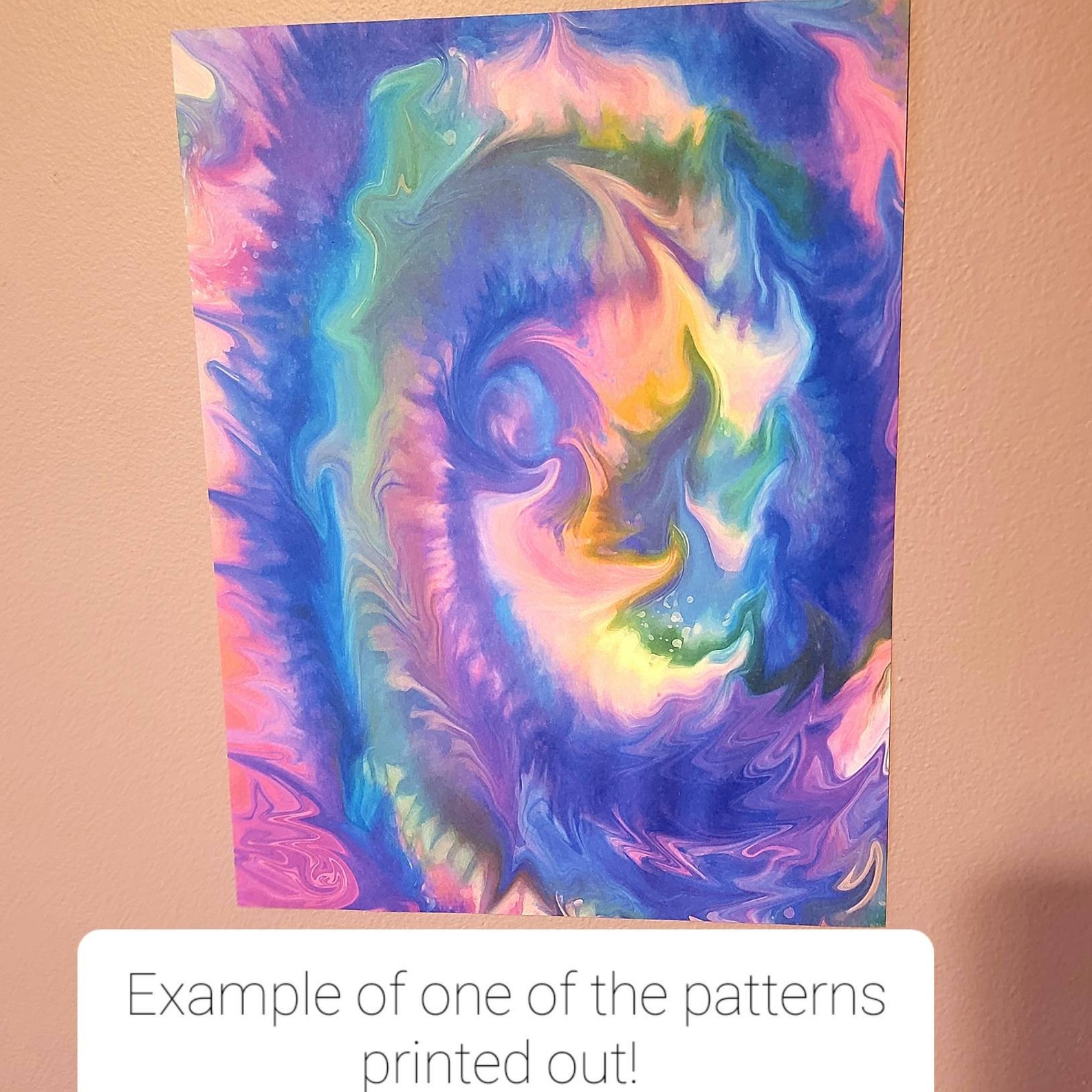 Tie Dye Digital Paper, Rainbow Tie Dye Patterns, Boho Printable Pattern ...