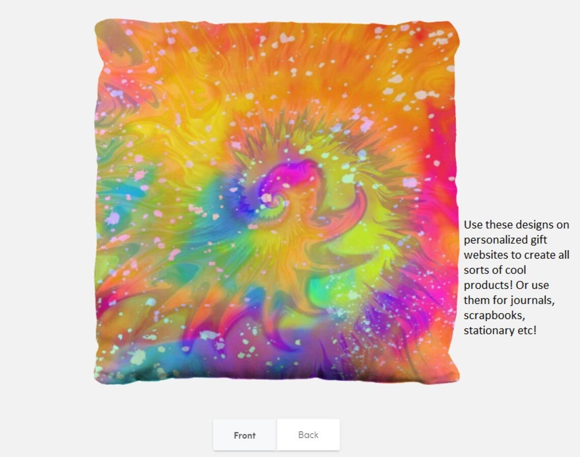 Tie Dye Digital Paper, Rainbow Tie Dye Patterns, Boho Printable Pattern ...