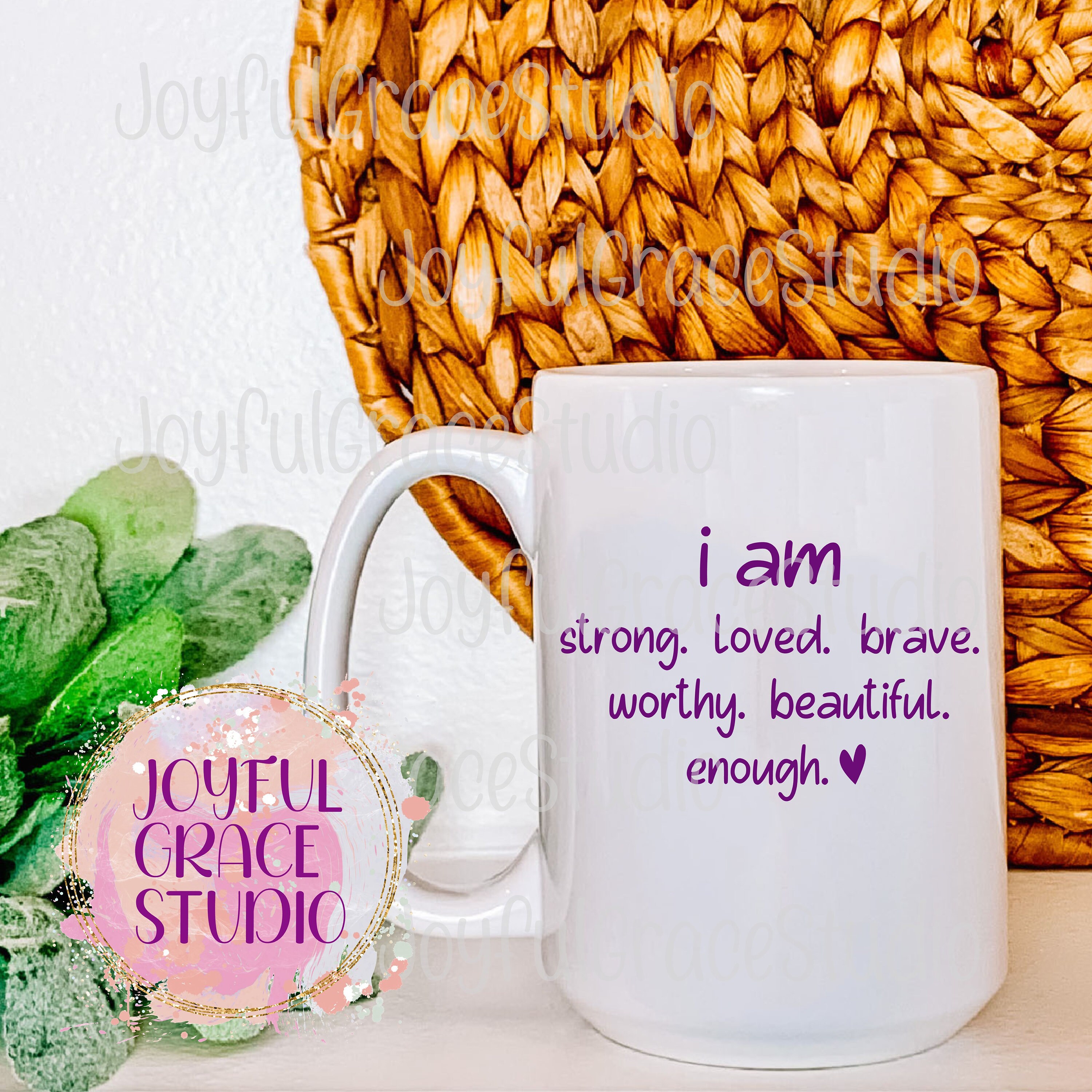 I Am Enough Affirmations Cut File, Jpg , Svg, EPS, DXF, PNG - Etsy
