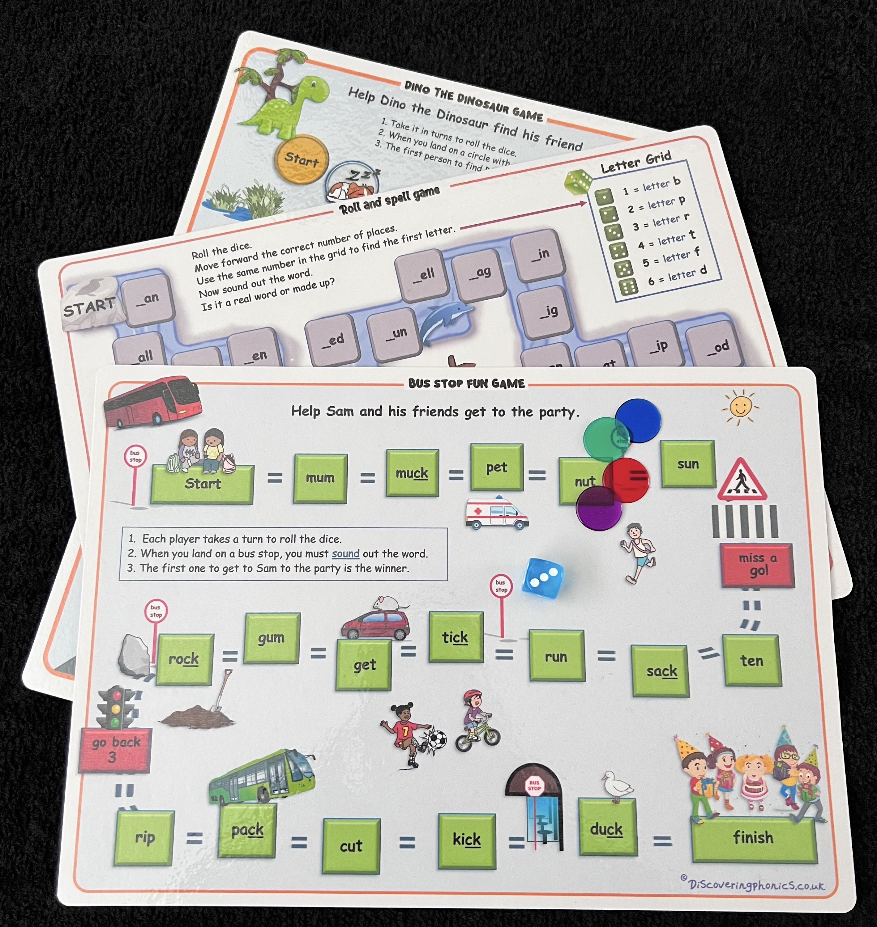 Phonics Games Pack - Etsy