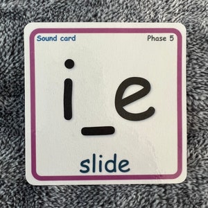 Phonics Flashcards Phase 2 3 and 5 - Etsy