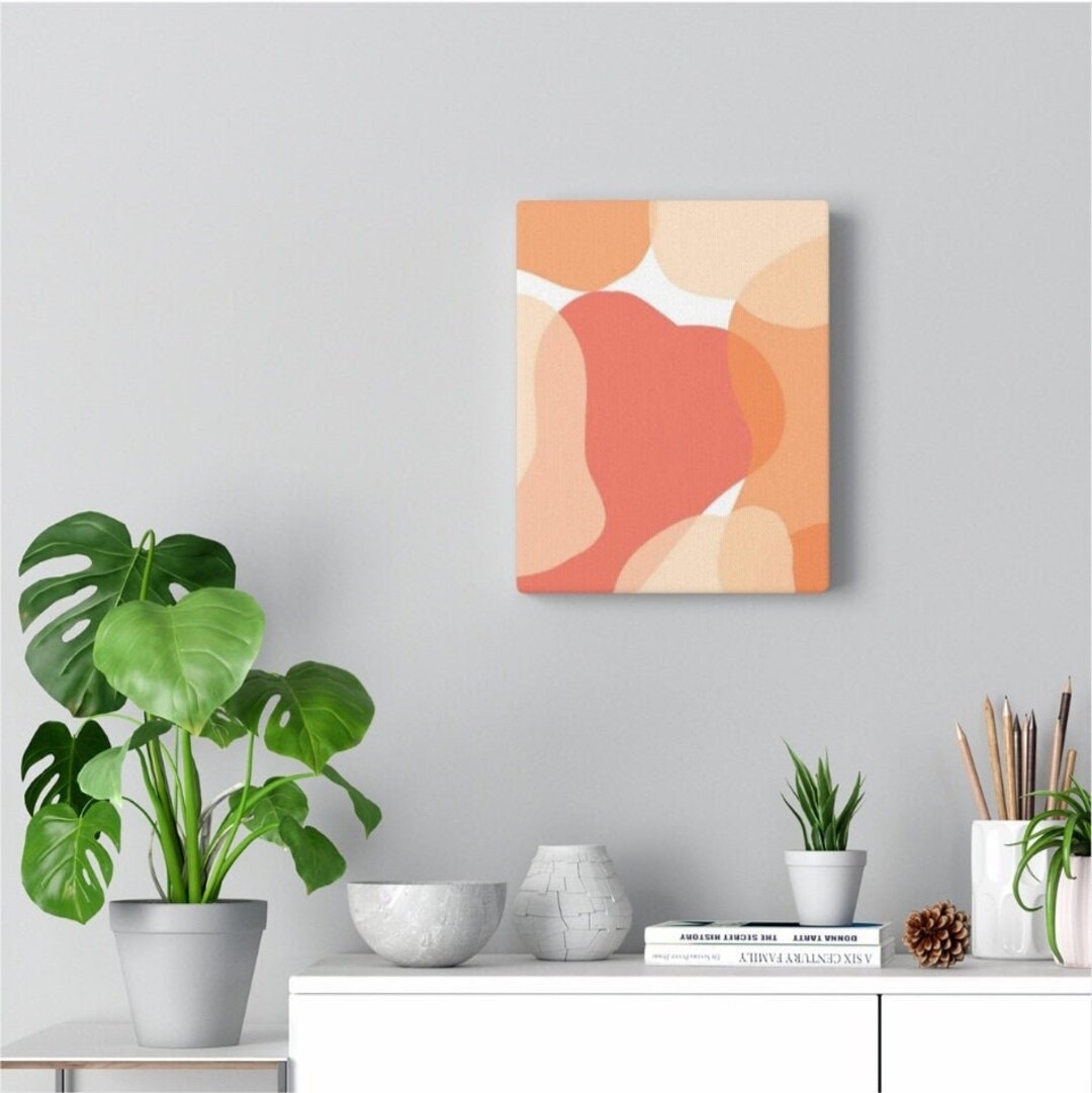Abstract Orange Canvas Print - Etsy