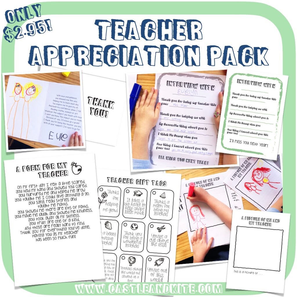 Teacher Appreciation Gift Pack - Etsy
