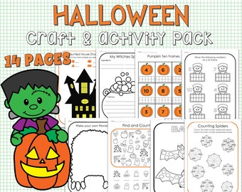 Halloween Do a Dot Mats - Etsy