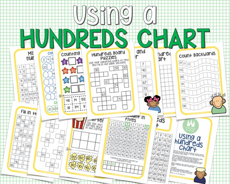 Using a Hundreds Chart - Etsy