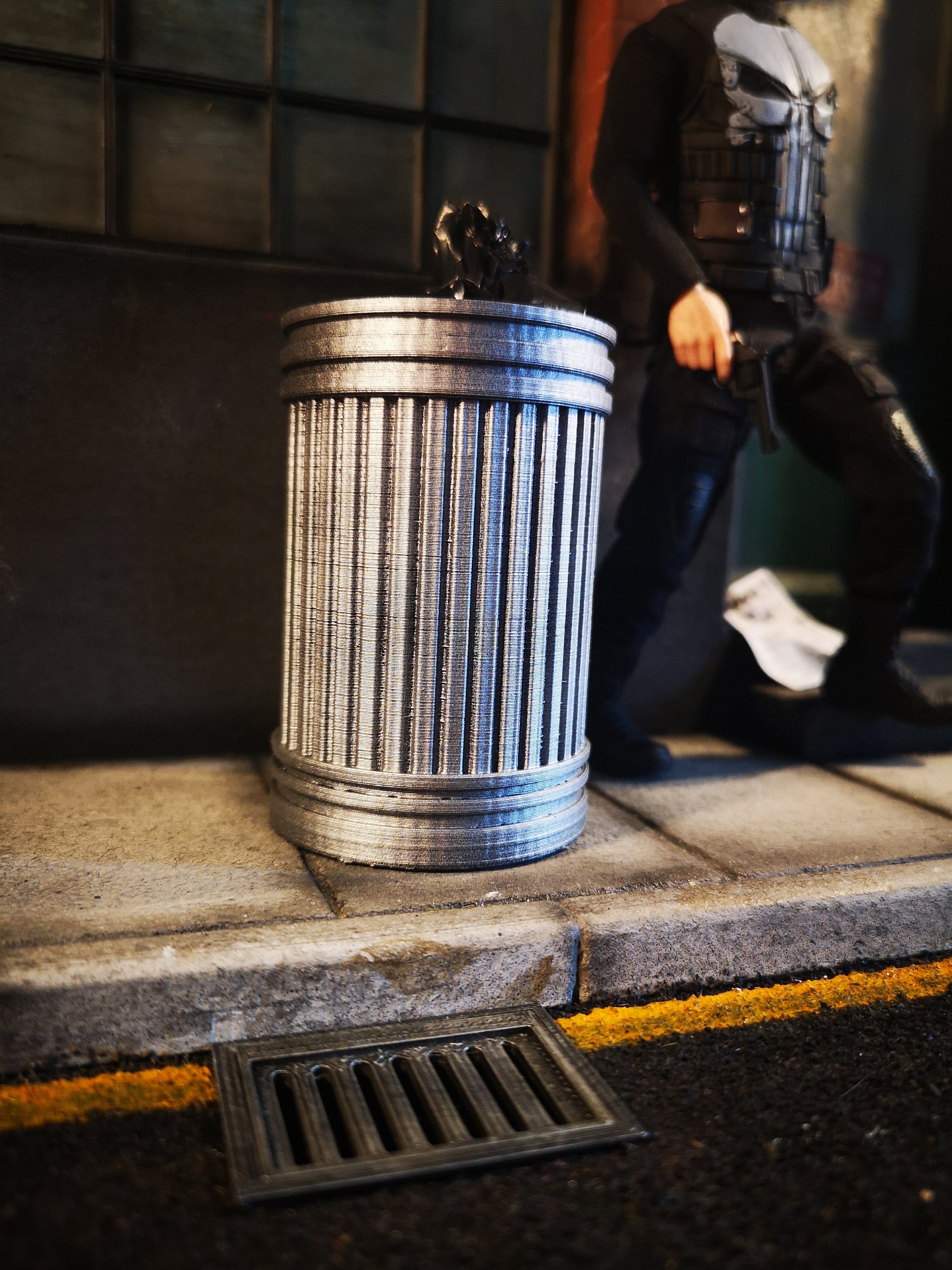 1:12 Scale 3D Printed Trash Can | Etsy