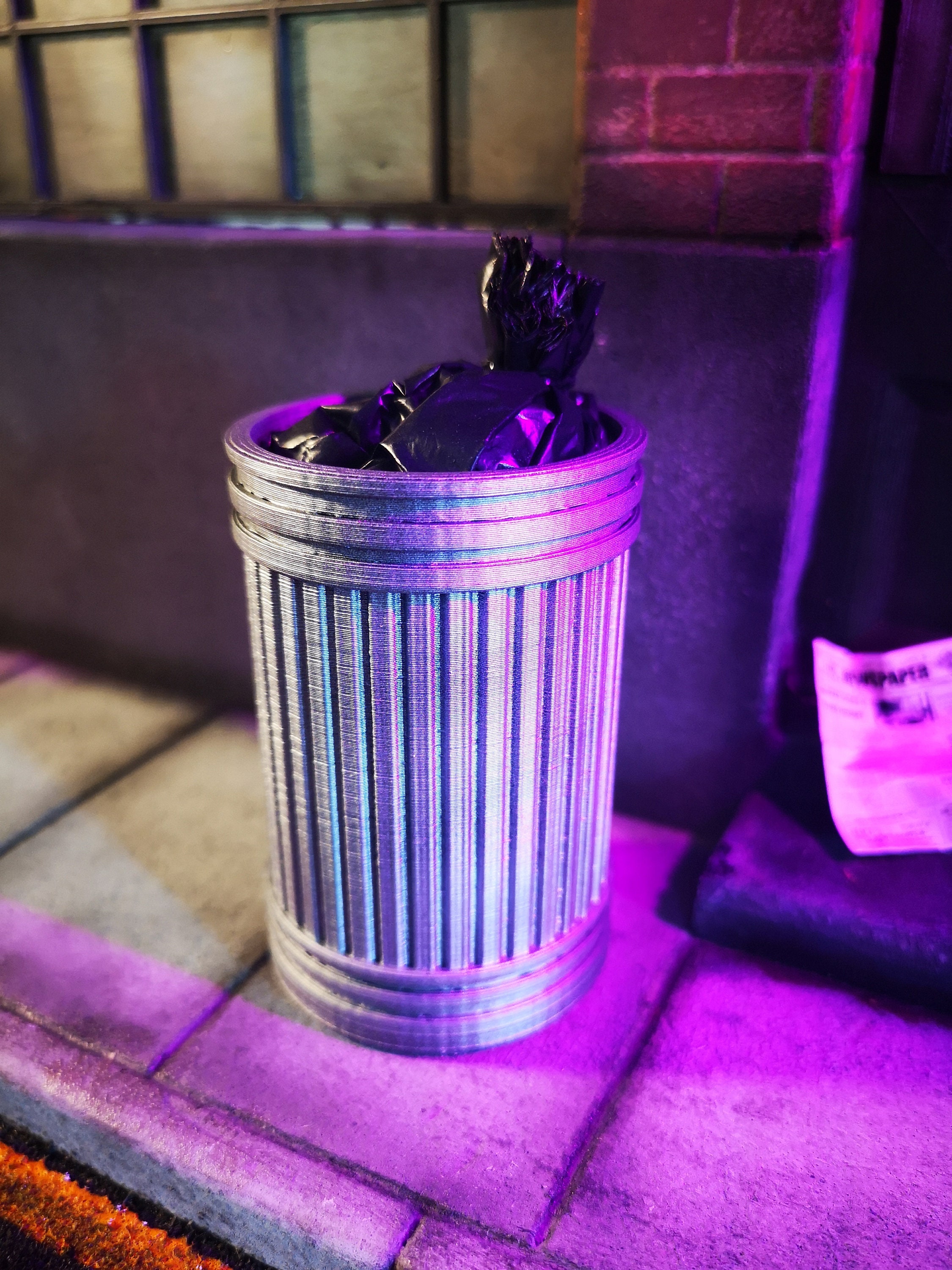 1:12 Scale 3D Printed Trash Can | Etsy