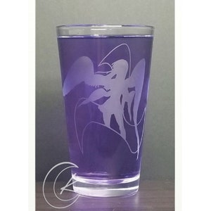 7 Deadly Sins Etched Pint Glass - 1 Single Glass Listing - 8 Designs ...