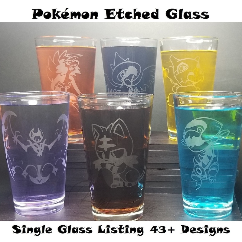 Cartoon Glass - Etsy