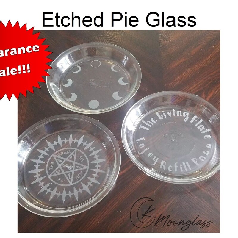 Pie Plate Etching - Etsy