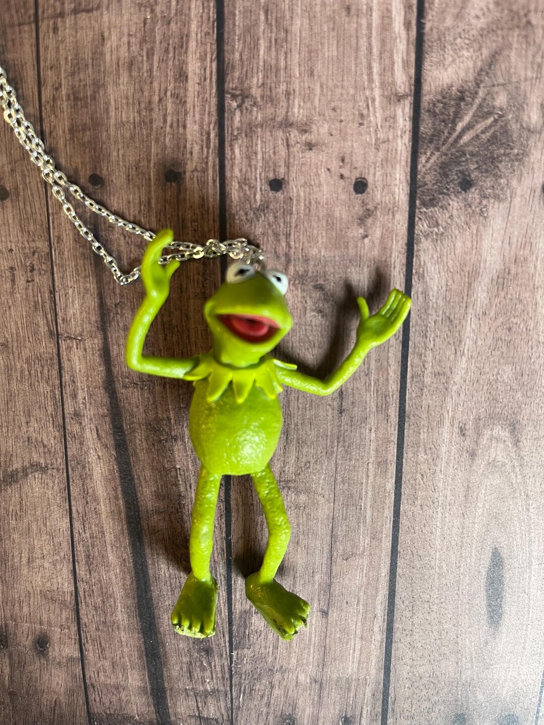 Disney Muppets Kermit the Frog Necklace - Etsy UK