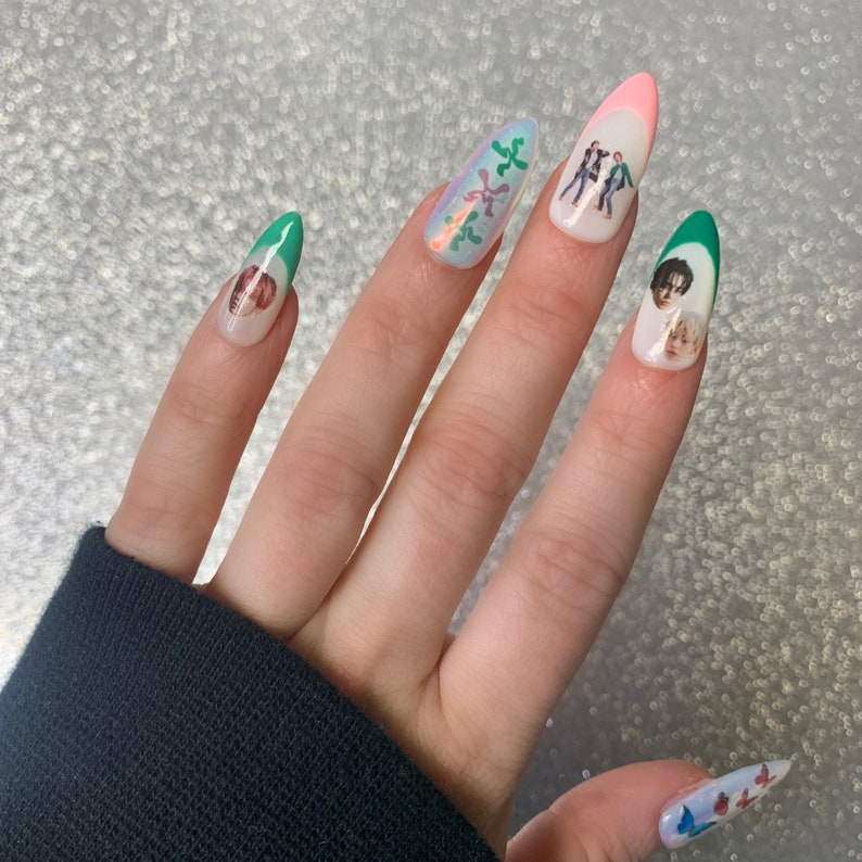 TXT Temptation Txt Waterslide Nail Decals TXT Nail Art Kpop - Etsy