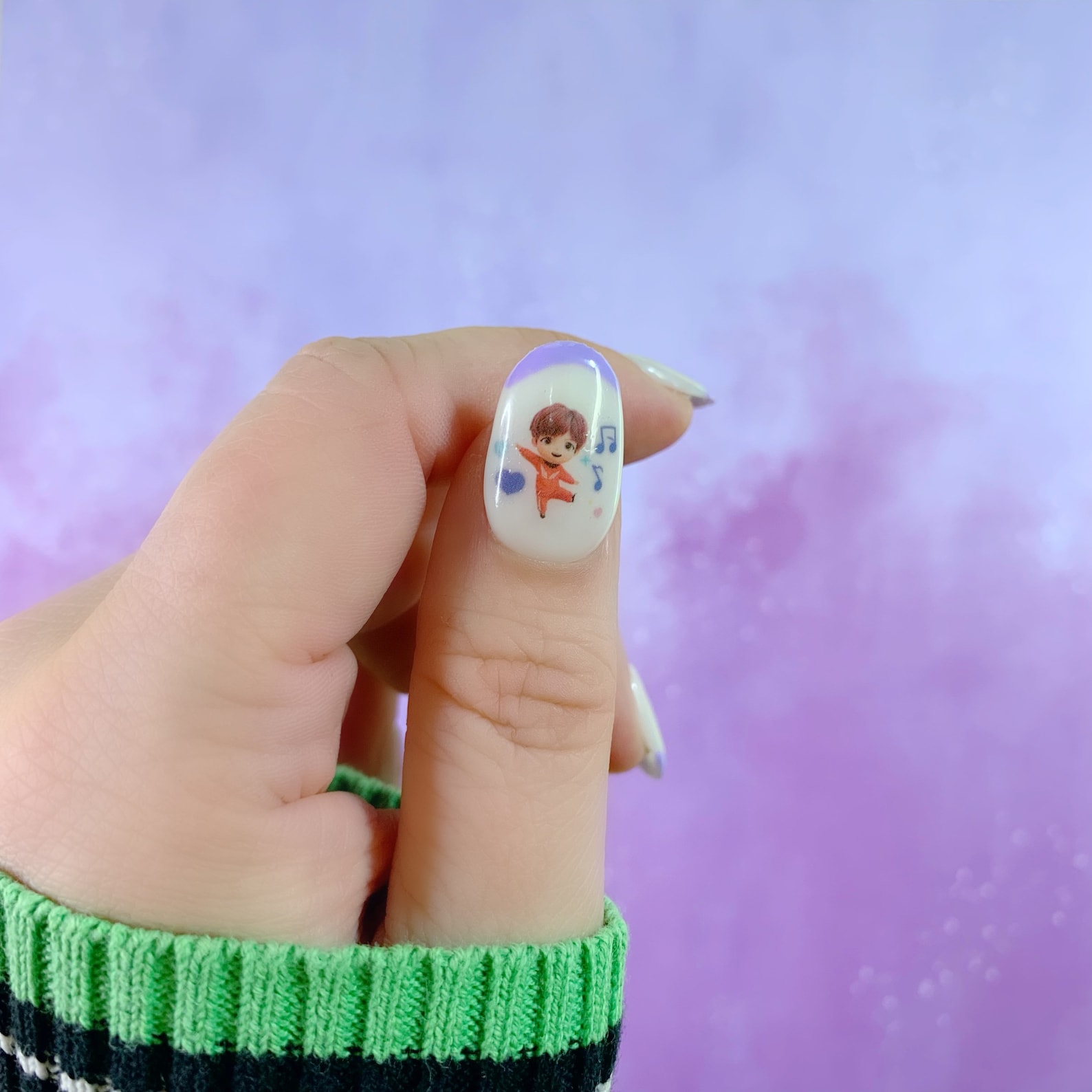 BTS Tiny Tan BTS Waterslide Nail Decals BTS Nail Art Kpop | Etsy