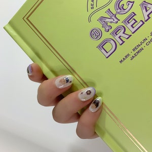 NCT Dream Hotel Dream| NCT Dream Waterslide Nail Decals| NCT Nail Art ...