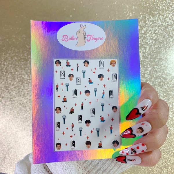 Monsta X Stickers - Etsy