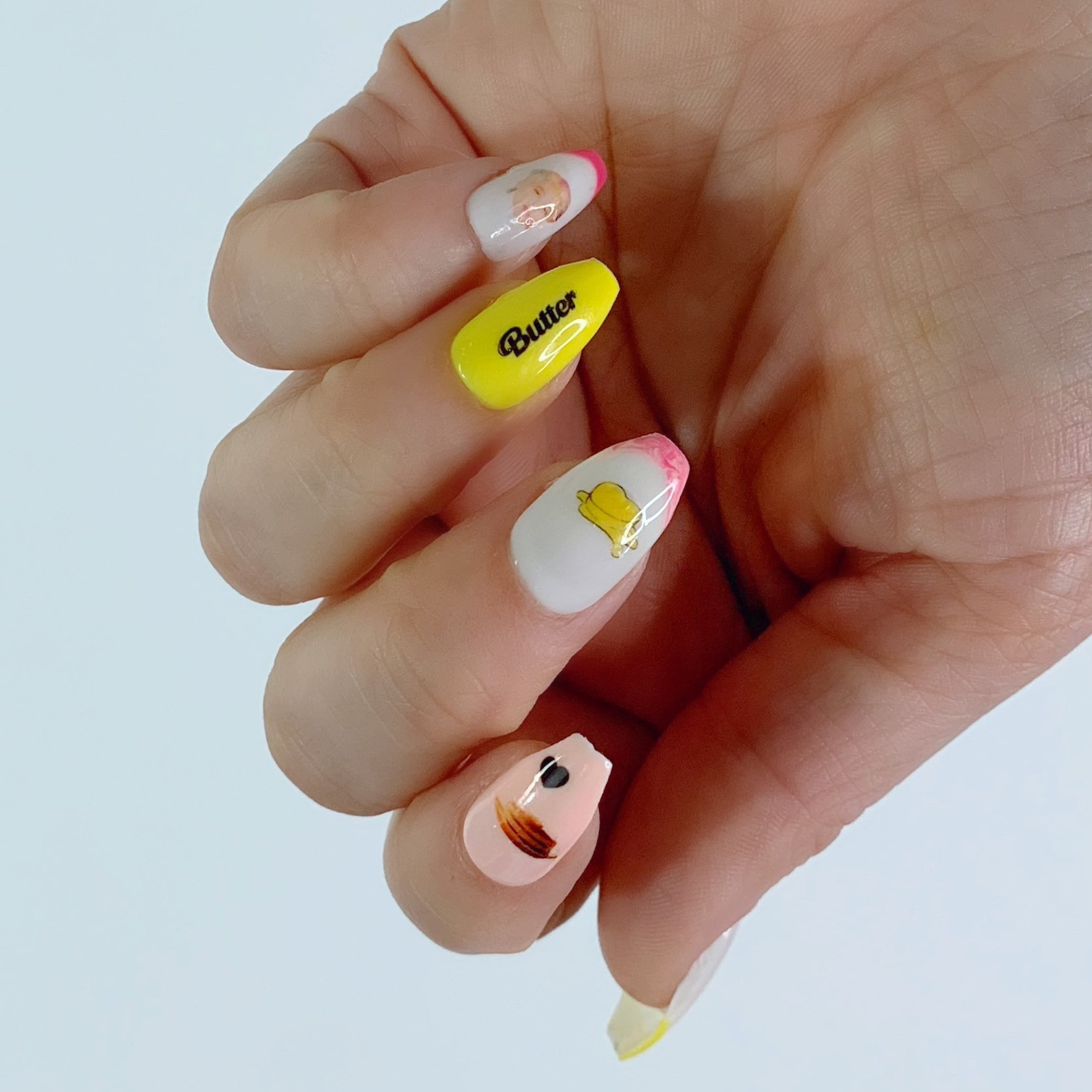 BTS Butter Version 2 BTS Waterslide Nail Decals BTS Nail - Etsy