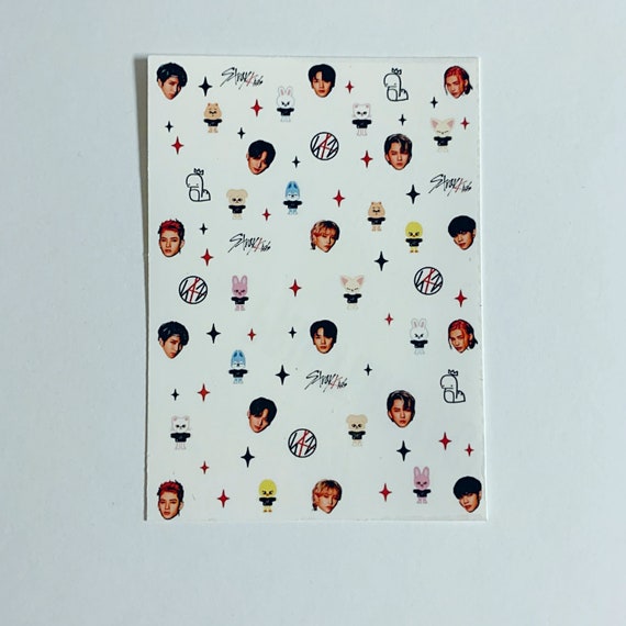 Stray Kids SKZOO Stray Kids Waterslide Nail Decals SKZ Nail - Etsy